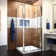 DreamLine Flex 32" x 74.75" Square Pivot Shower Enclosure with Base Included & Reviews | Wayfair